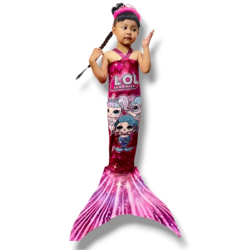 Jual PROMO!!! Baju Mermaid Kostum Mermaid Baju Renang TERLARIS | Shopee ...