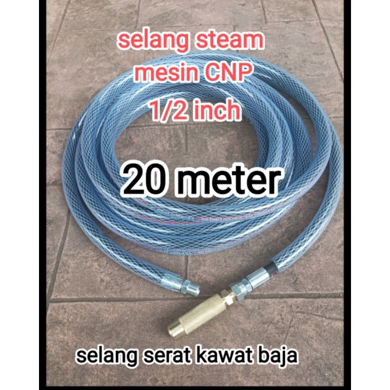 Jual selang steam mesin CNP 1/2 inch panjang 20 meter | Shopee Indonesia