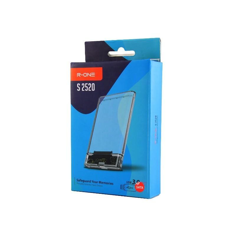 Jual R-ONE CASING EXTERNAL HARDDISK HDD SSD ENCLOSURE TRANSPARENT 2.5 INCH USB 3.0 CASE - S2520 ...