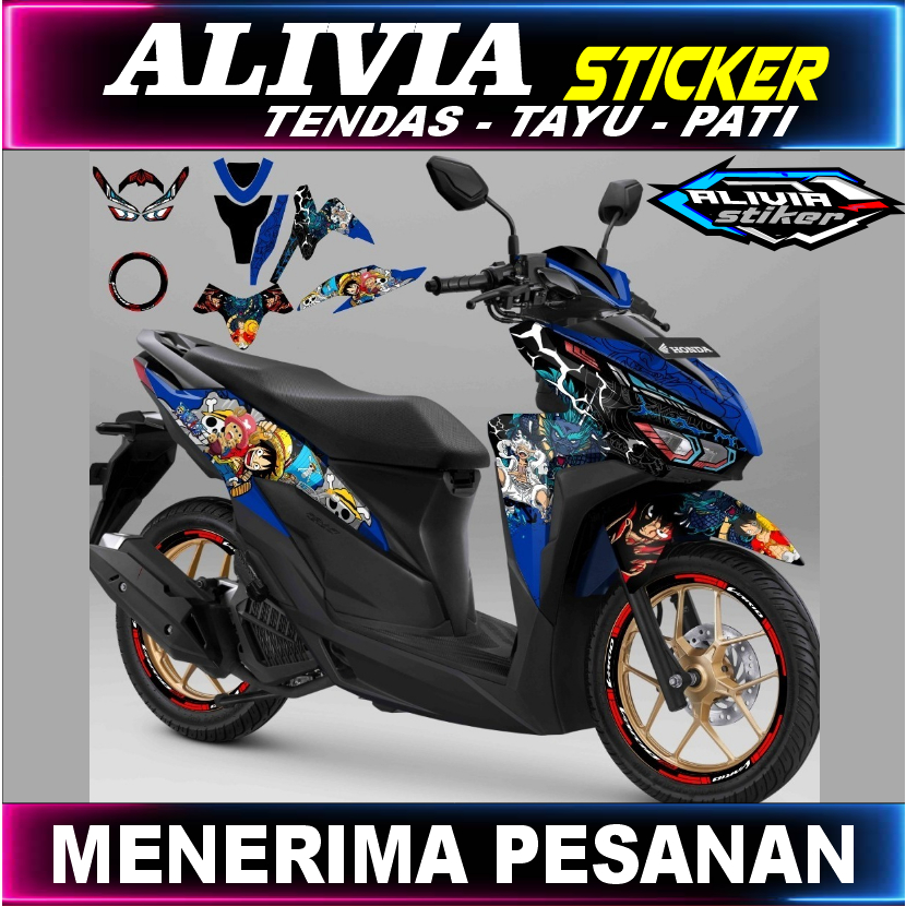 Jual Stiker Full body Motor Vario 125 + Bisa Custom Desain bebas ...