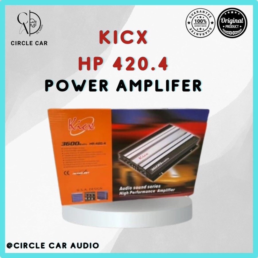 Jual POWER AMPLIFIER 4 CHANNEL KICK HP 420.4 / POWER KICK | Shopee Indonesia