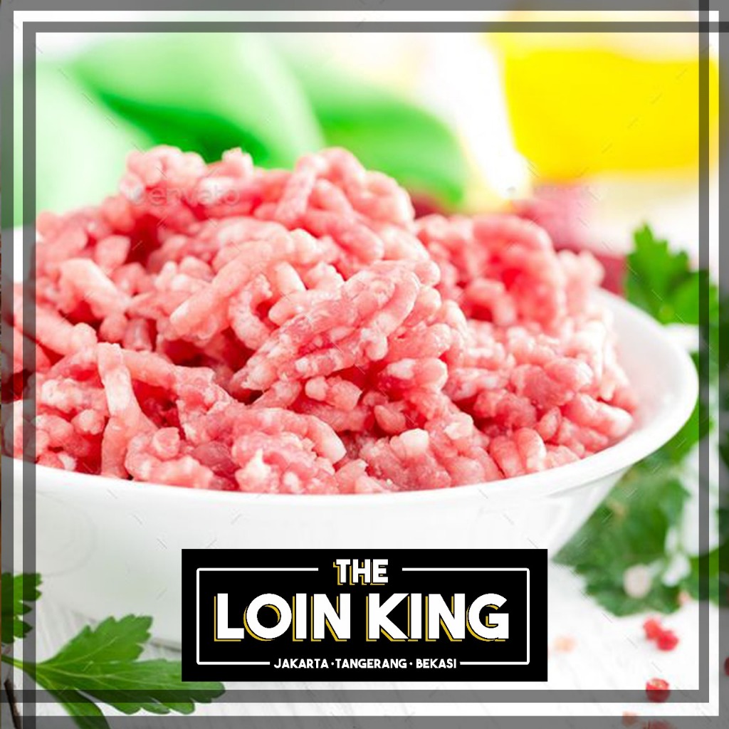 Jual Daging Babi Cincang Giling 500gr / Ground Minced Pork Meat Import ...