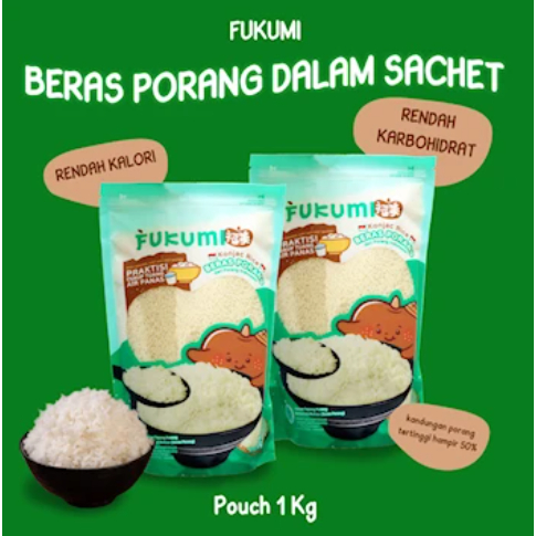 Jual Fukumi Beras Porang Nasi Instant Diet Siap Saji Rice Pouch ...