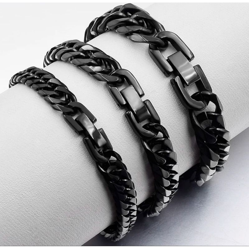 Jual GELANG TANGAN PRIA MODEL TERBARU JEPIT JAM ANTI LUNTUR DAN TIDAK ...