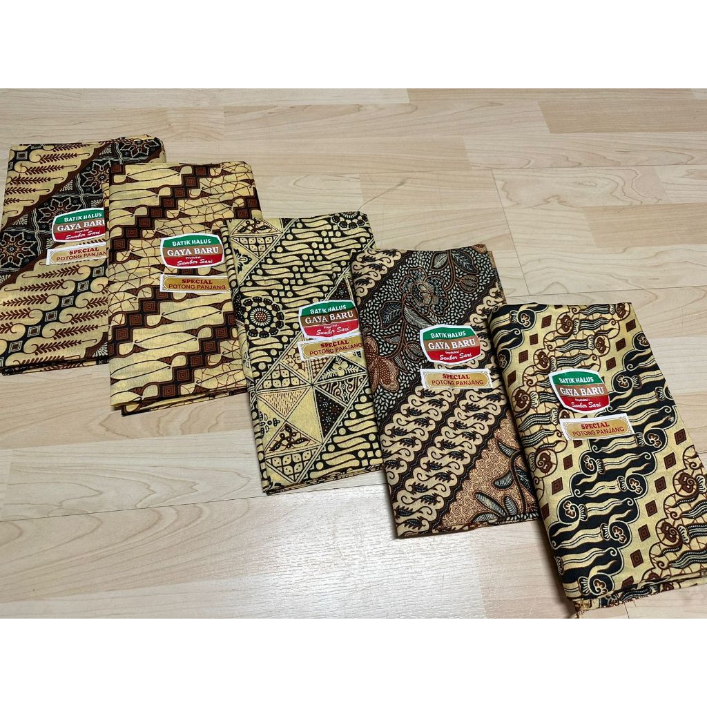 Jual Kain Panjang Batik GAYA BARU - 7 pcs | Shopee Indonesia