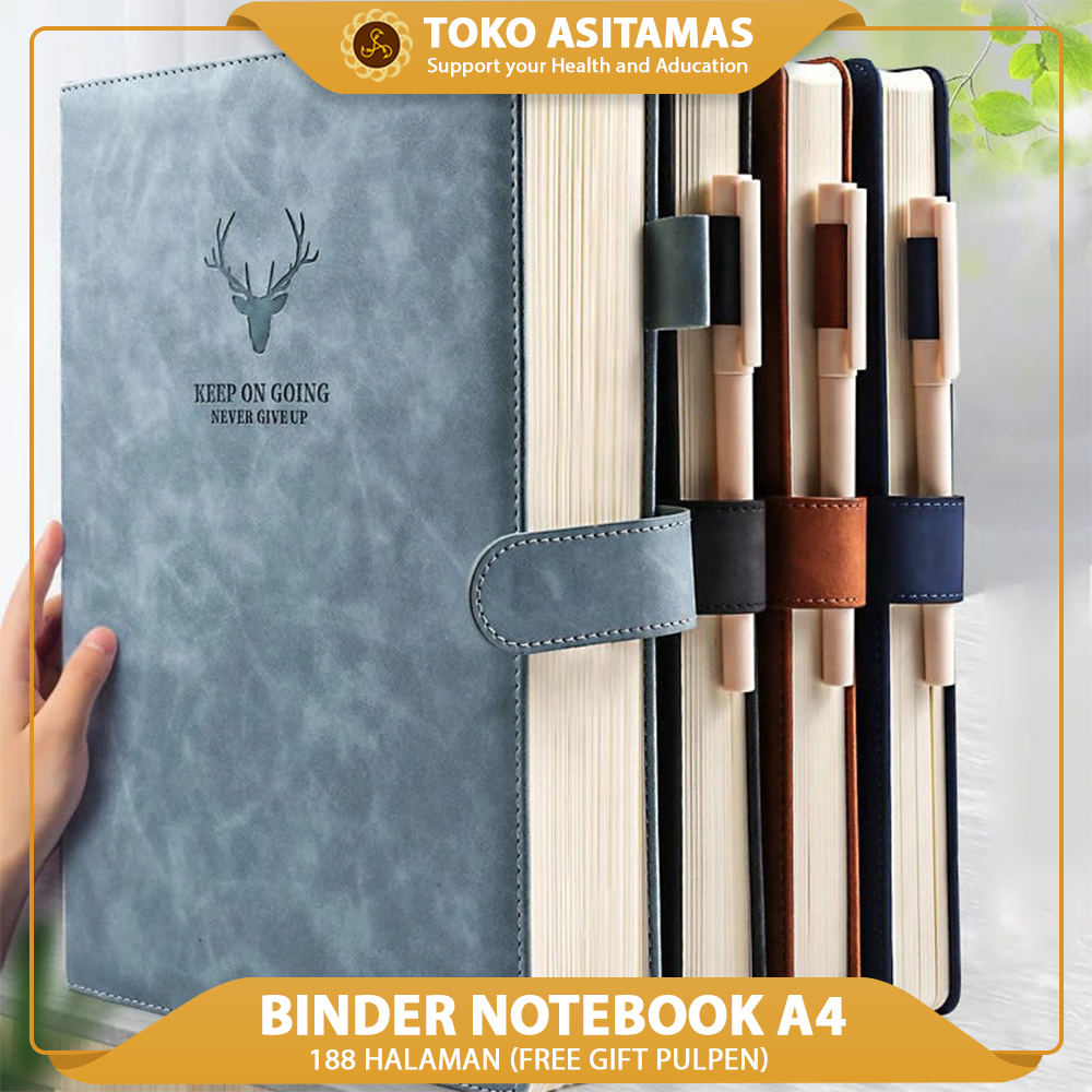 Jual Buku Agenda Catatan Kerja Harian Binder A4 Notebook Planner 200 ...