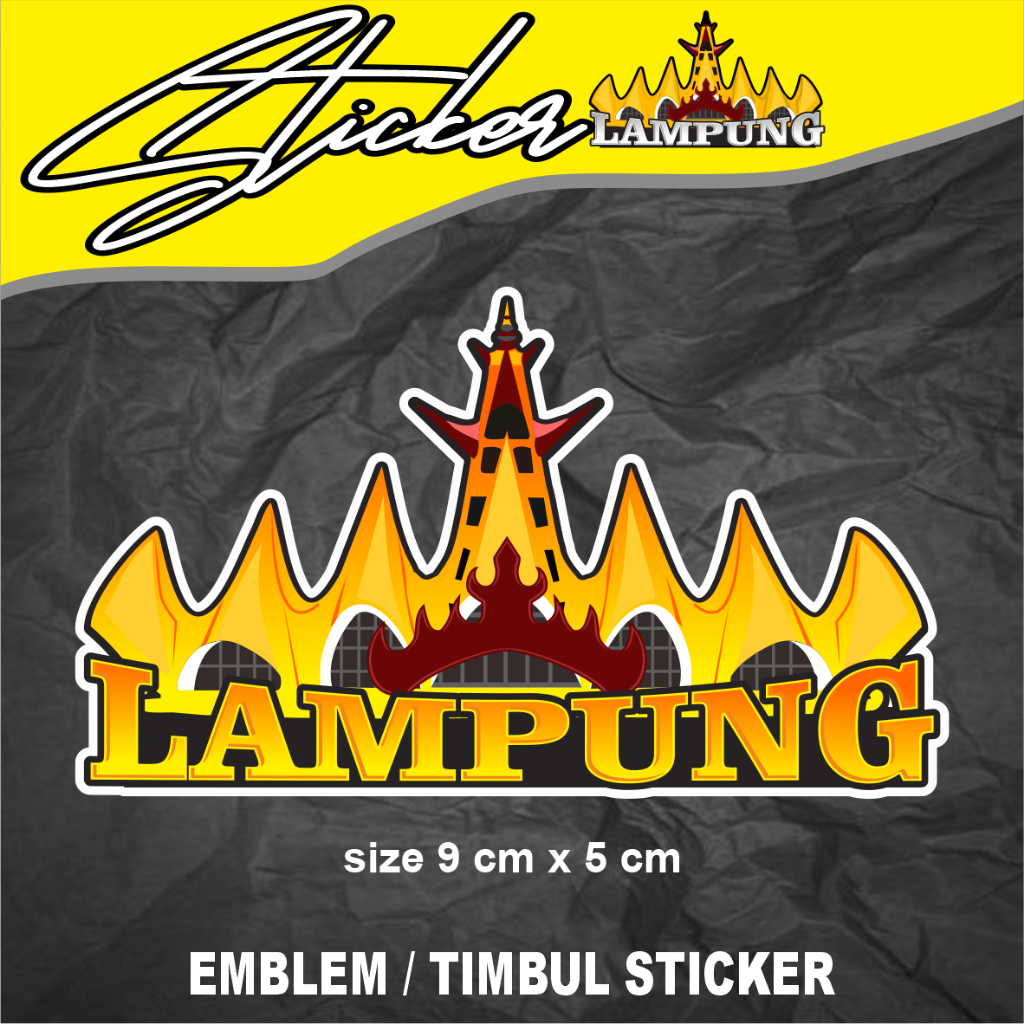 Jual STIKER SIGER LAMPUNG STIKER LOGO LAMPUNG KEREN DAN BERKUALITAS ...