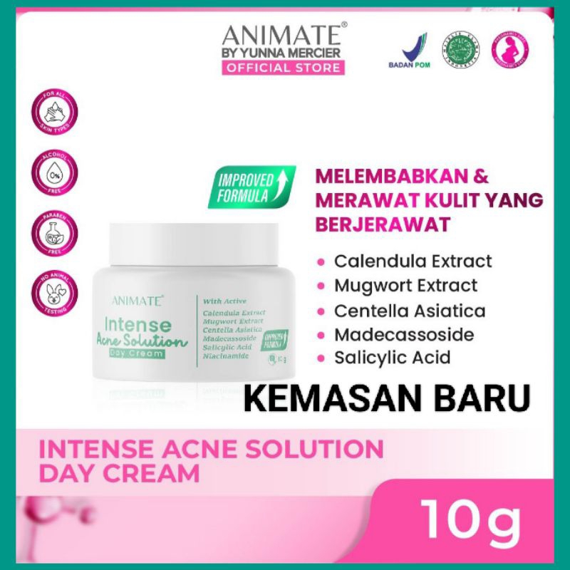 Jual Day Cream Animate Intense Acne Solution / Cream Pagi Animate Acne ...