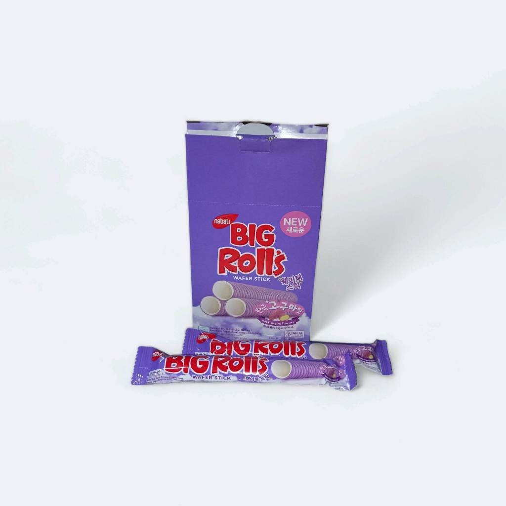 Jual Nabati BIG Rolls Wafer Stick Korean Goguma 1 Box / 20 Pcs | Shopee ...