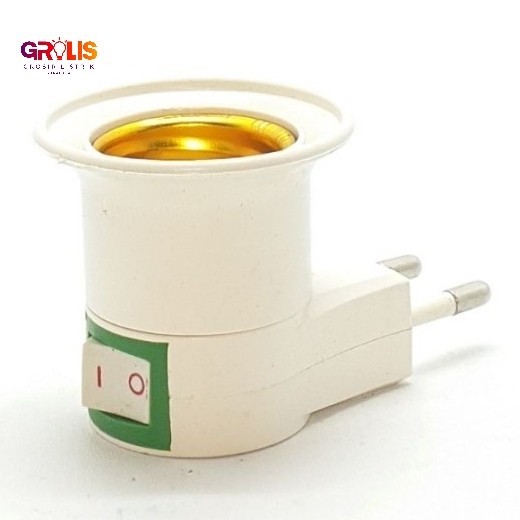 Jual Fitting Colok Saklar E27 Fitting Lampu Listrik Lamp Holder Switch ...