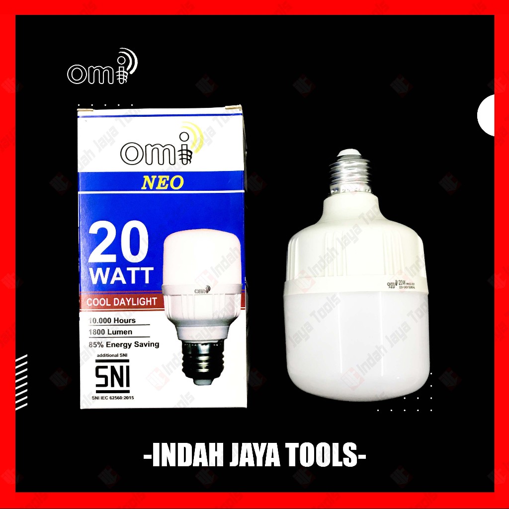 Jual OMI NEO Lampu LED Bohlam 20 Watt Capsule Listrik 220V Cahaya Putih CDL | Shopee Indonesia