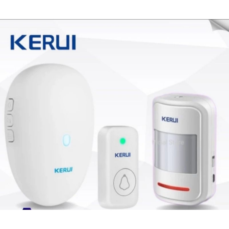 Jual Bel Sensor Gerak Wireless KERUI M521 Tombol F15 PIR Motion ...