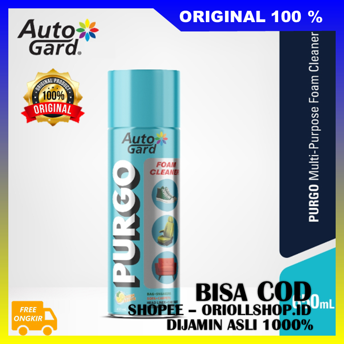 Jual Purgo Multipurpose Foam Cleaner 650 ml AutoGard Purgo Pembersih ...