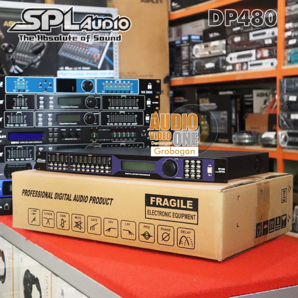 Jual Speaker Management SPL Audio DP480 DLMS 4 In 8 Out Fitur Komplit Original Garansi Resmi ...