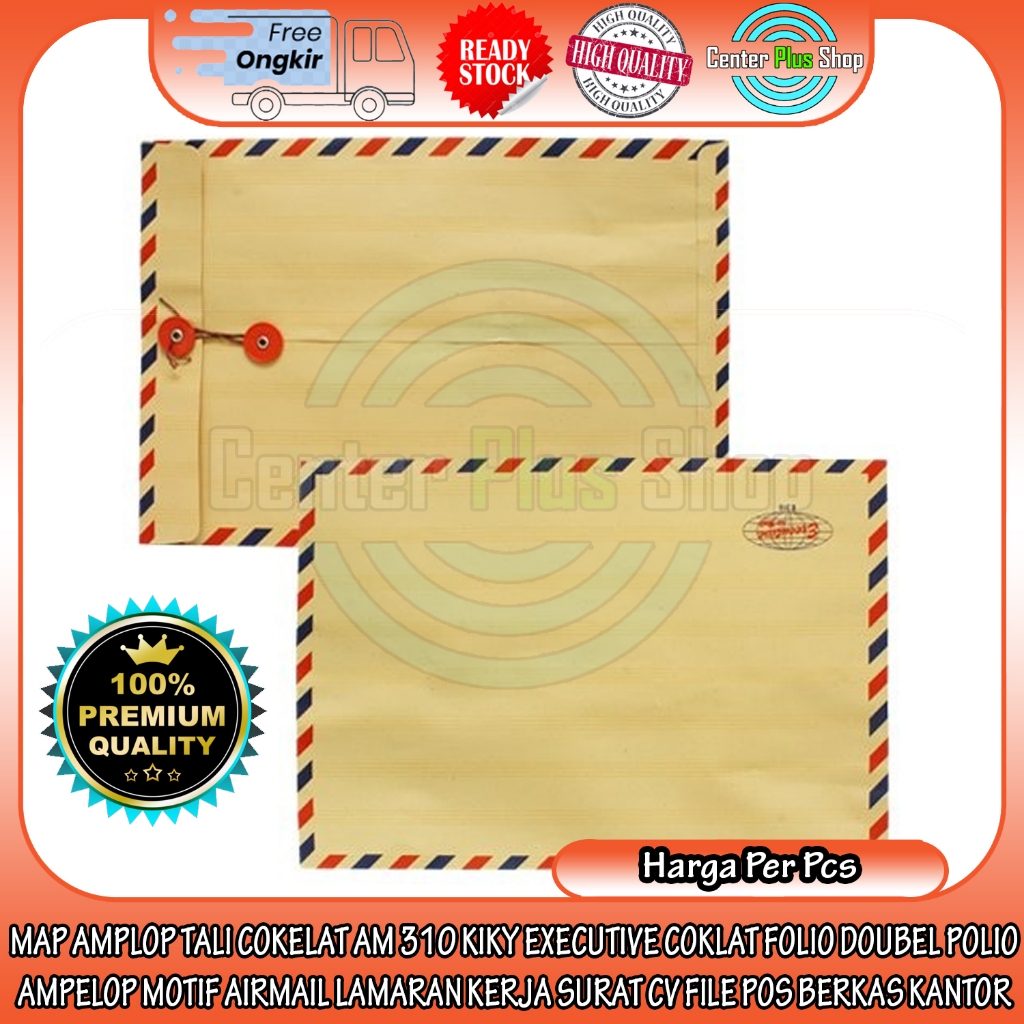 Jual Map Amplop Am 310 Kiky Tali Coklat Cokelat Executive Folio Doubel ...