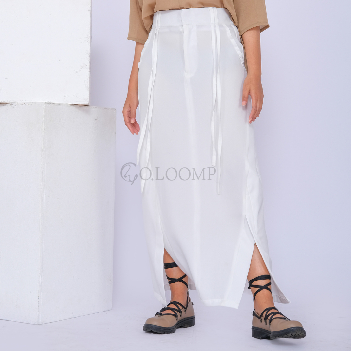 Jual Lexi Shirt | Rok Tali Panjang Model unik | Rok Korean Unik ...