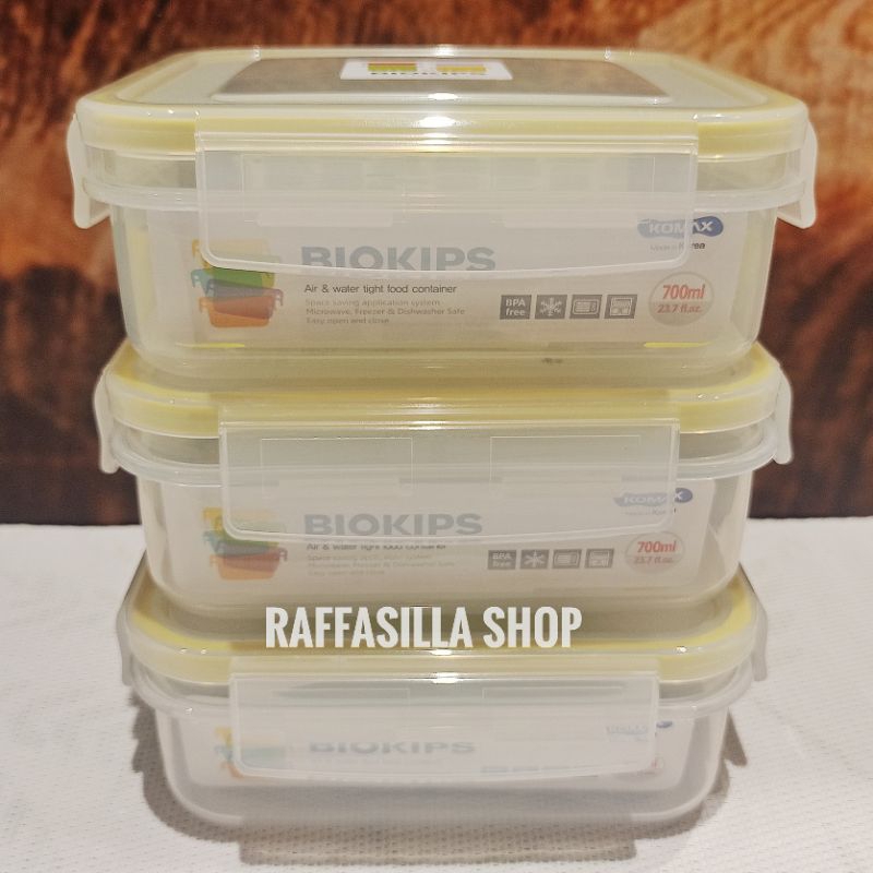 Jual Komax Biokips Kotak Makan 700ml Square Food Container Korea ...