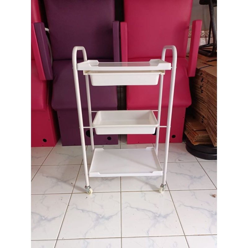 Jual Rak Facial/Troli salon plastik | Shopee Indonesia