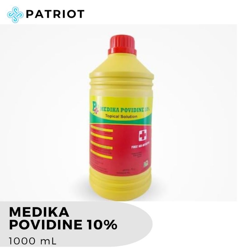 Jual MEDIKA - Povidine Iodine 10% / Antiseptik Obat Merah Luka Betadine ...