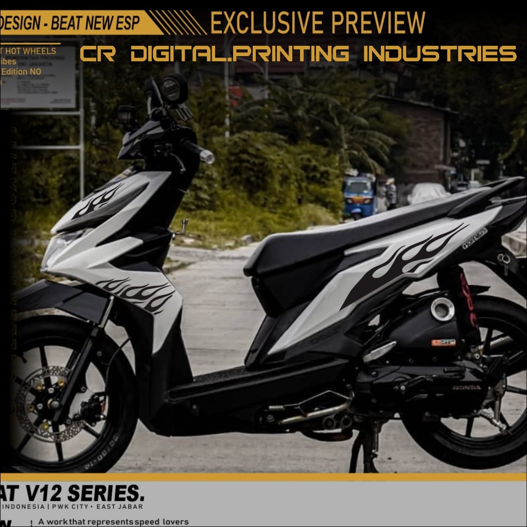 Jual CUTTING STICKER STRIPING VARIASI BEAT NEW ESP STRIPING BEAT NEW ...