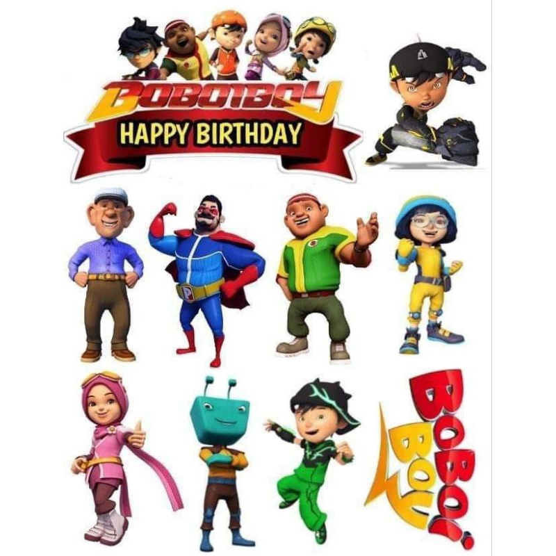 Jual TOPPER CAKE KARAKTER BOBOIBOY | Shopee Indonesia
