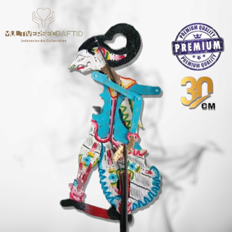 Jual Miniatur Wayang Kulit Asli 30cm Kamajaya Ukuran Mini Bahan Kulit ...
