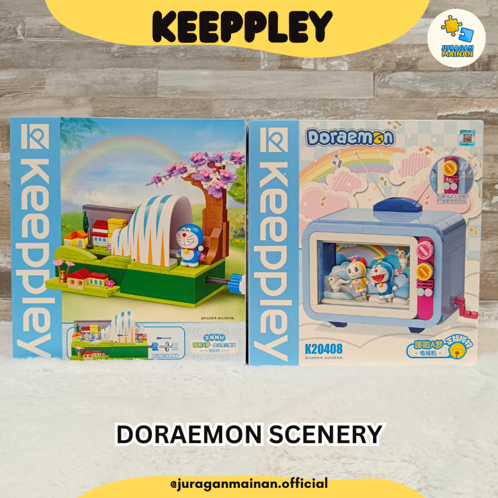 Jual KEEPPLEY TOYS Doraemon Scenery Series - Bricks Blocks Toy bongkar ...