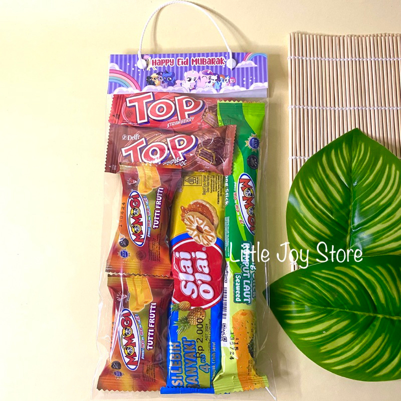 Jual (UKURAN BESAR) TAS SNACK LEBARAN / BUNGKUS PARCEL SNACK LEBARAN ...