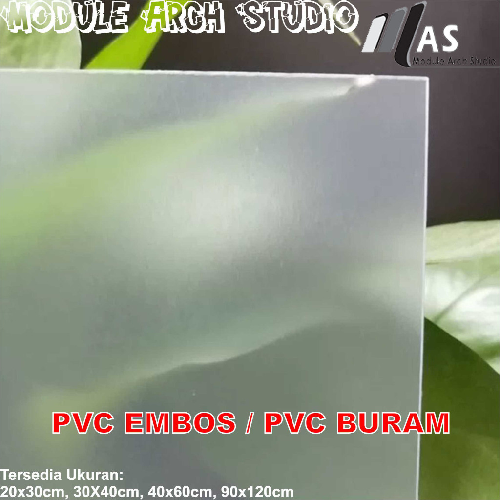 Jual PVC Embos 0,5mm 90x120cm - PVC Buram - Frosted PVC | Shopee Indonesia