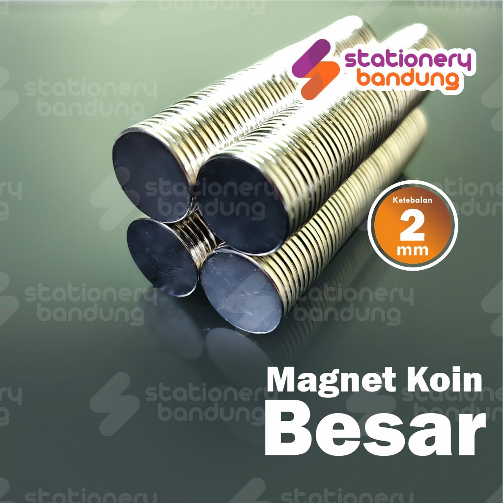 Jual Magnet Magnit Besi Berani Neodymium Ukuran Besar Strong Kuat Bulat ...