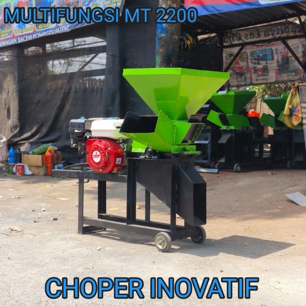 Jual MESIN CHOPER MULTIFUNGSI MT2200,MESIN CACAH RUMPUT PAKAI PENGGERAK ...