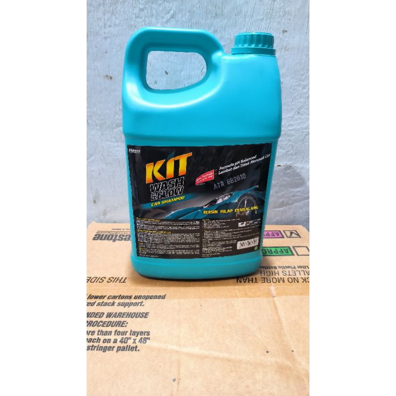 Jual Kit Wash & Glow Car Shampoo (Kit Shampo Mobil) Isi 3,7 Liter ...