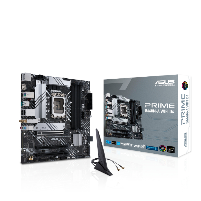 Jual Asus PRIME B660M-A WIFI D4 Motherboard (LGA1700, B660, DDR4, USB3 ...