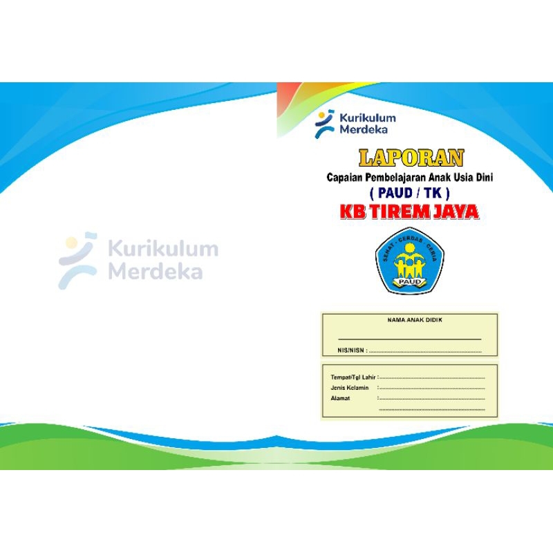 Jual Raport Kurikulum Merdeka Cover Custom 2023/Raport Paud Kurmer Terbaru 2023 | Shopee Indonesia