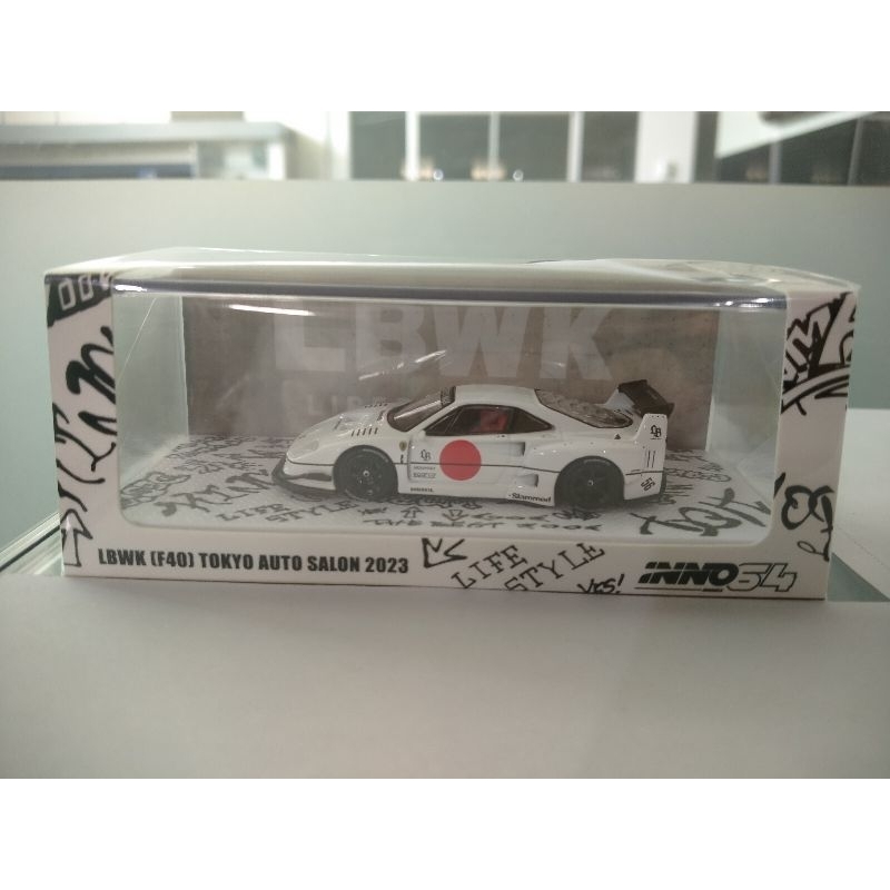 Jual Diecast Mini Scale 64 Inno64 Models Ferrari F40 Lbwk Putih ...