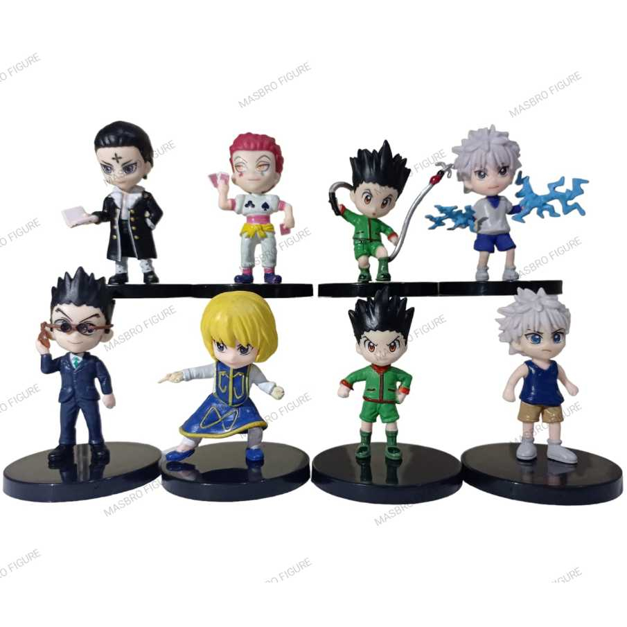 Jual Figure Hunter X Hunter Killua Zoldyck Gon Freecss Kurapika set 8 ...