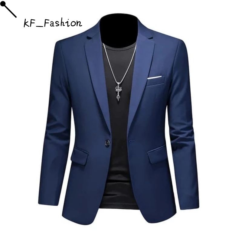 Jual Jas pria/Blazer cowo/Jas nikah/Jas semi formal/Blazer pria navy ...