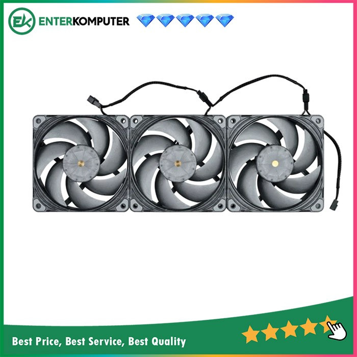 Jual Phanteks T30-120 120mm PWM Fan - Triple Pack / Fan Casing 12CM ...