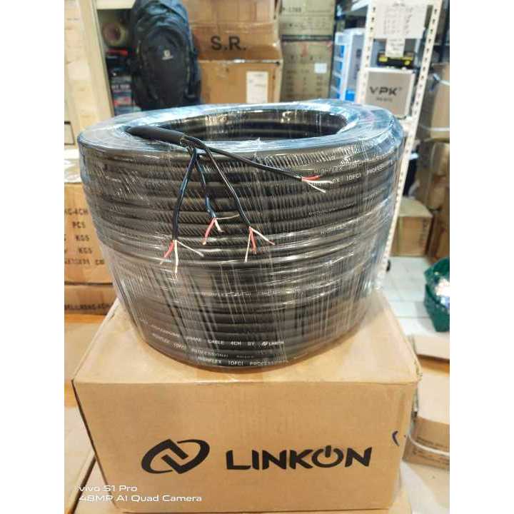 Jual Kabel Snake 4ch - LINKON - 1 Meter | Shopee Indonesia
