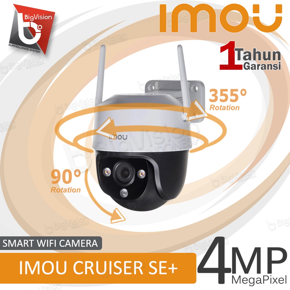 Jual IMOU CRUISER SE+ 4MP 2K SMART WIFI CAM IP CAMERA PT CCTV WI-FI ...
