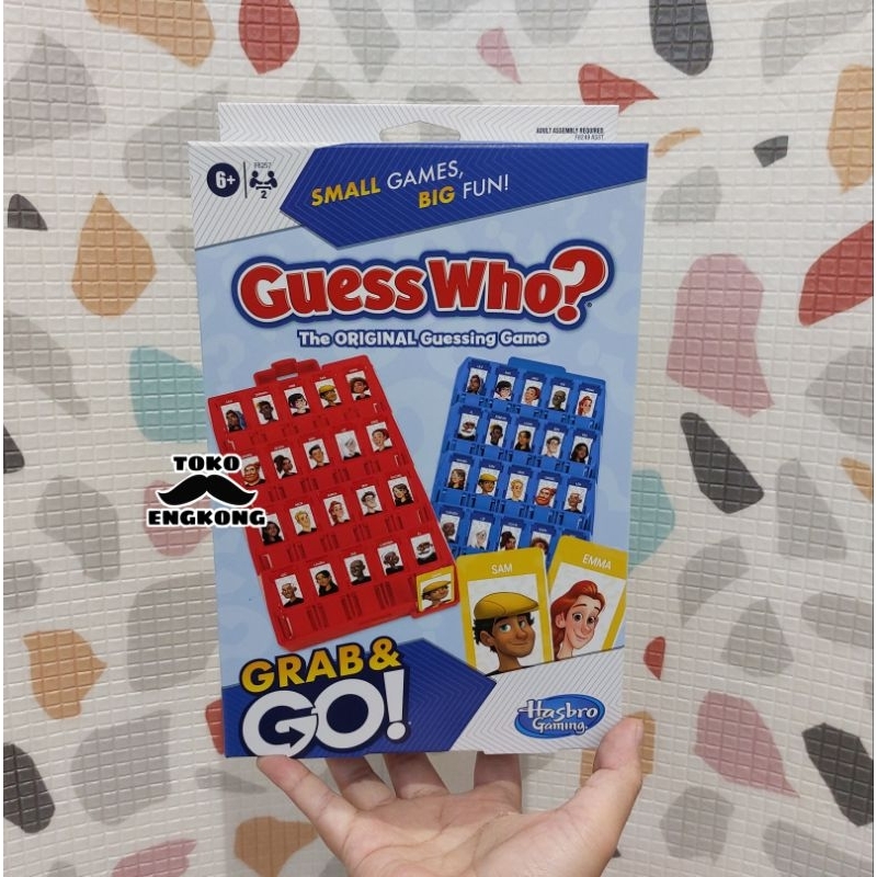 Jual GUESS WHO GRAB AND GO ORIGINAL HASBRO | Shopee Indonesia