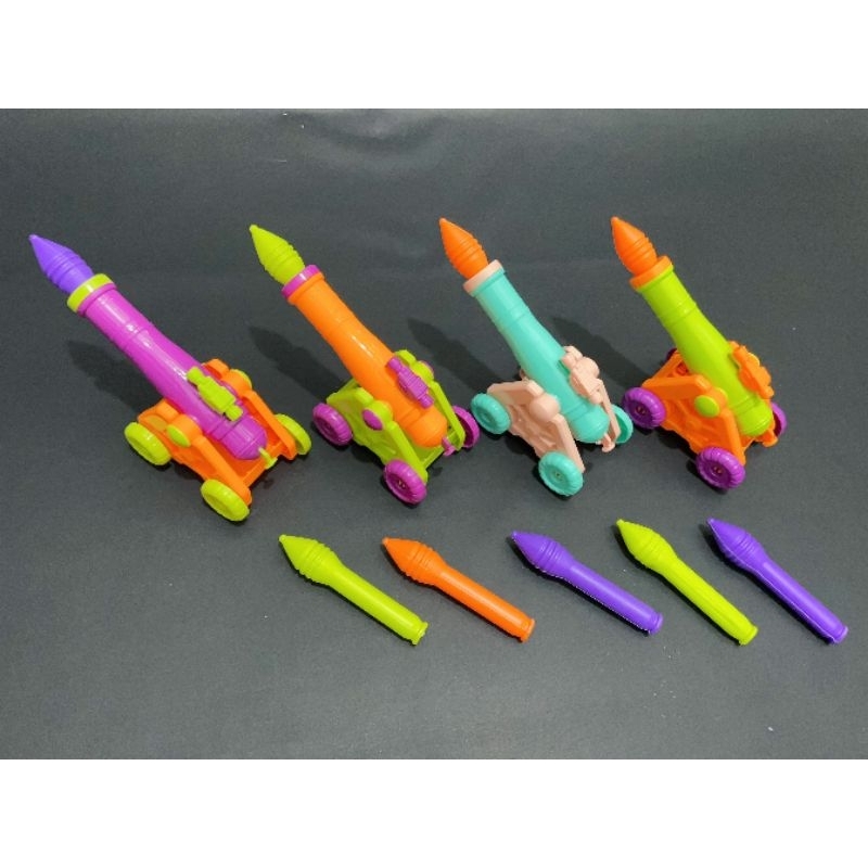 Jual 034 Mainan Meriam Roda Anak Anak + 2 peluru / Mainan Meriam Mini ...