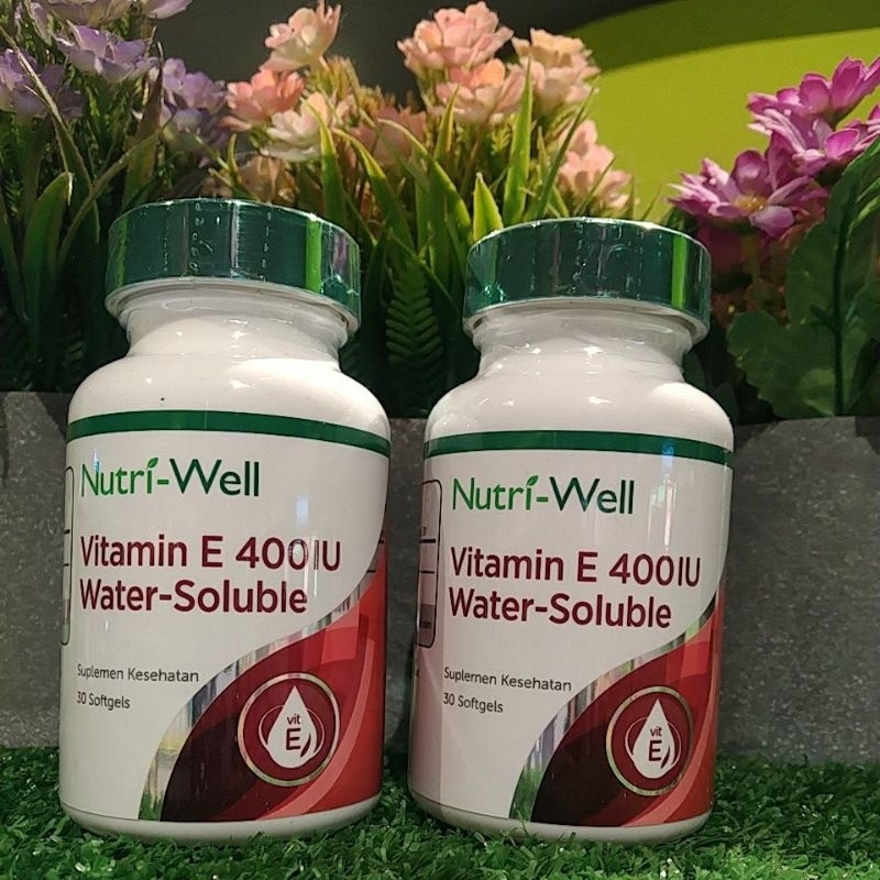 Jual nutri-well vitamin e 400iu watersoluble (30 softgels) | Shopee ...