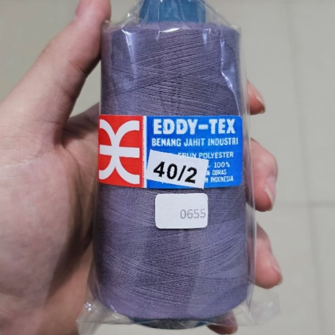 Jual Benang Jahit 40/2 5000 yard per Cones Benang High Speed 100% Spun ...