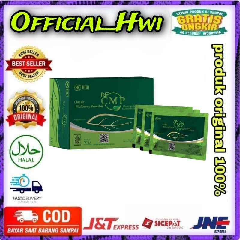 Jual NF CMP Rasa Mint HWI isi 30 Sachet / Classic Mulberry Powder ...