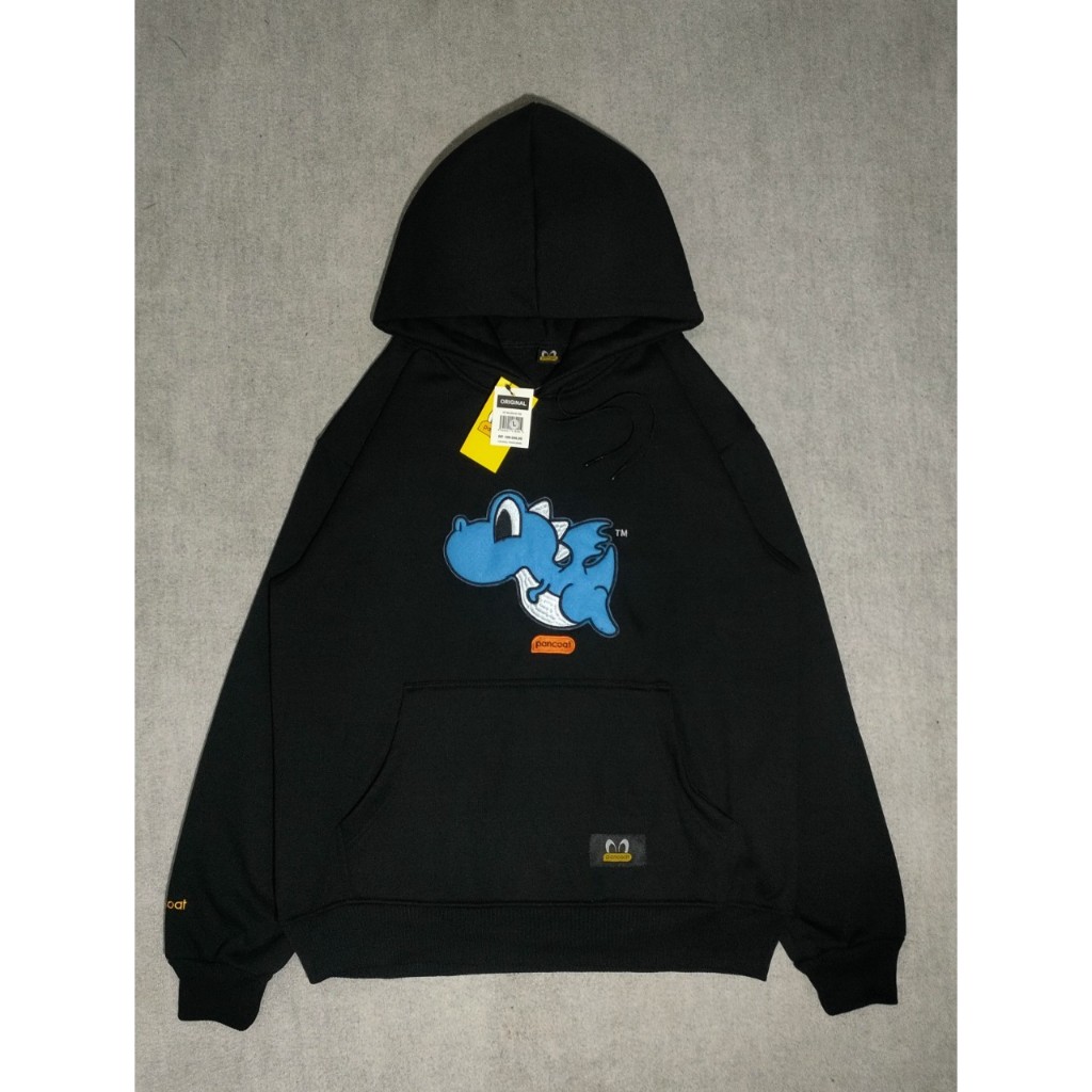 Jual Sweater Hoodie Pancoat Baby Dragon Hitam Original Bordir Aplikasi ...