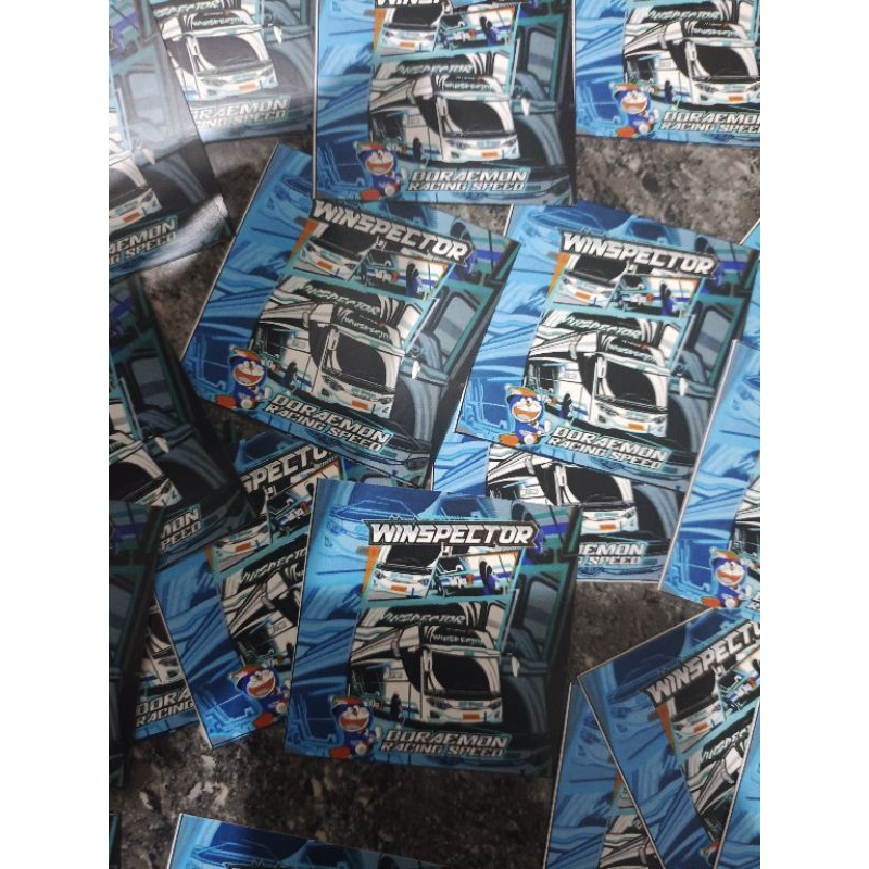 Jual stiker bus winspector (ORI) isi 52 pcs | Shopee Indonesia