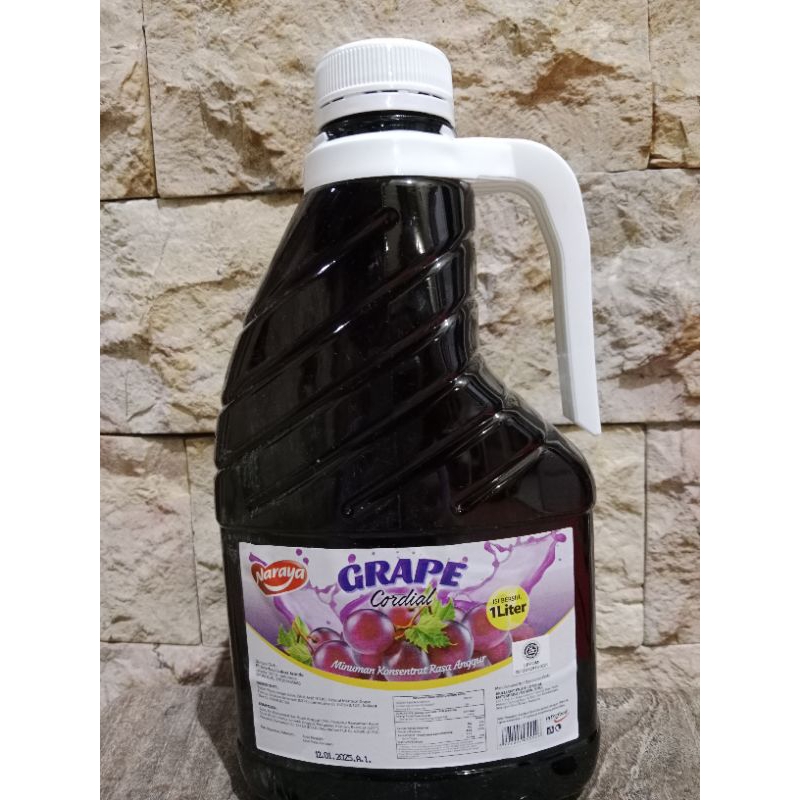 Jual Naraya Cordial Syrup Concentrate Sirup 1 Liter (Halal) | Shopee ...