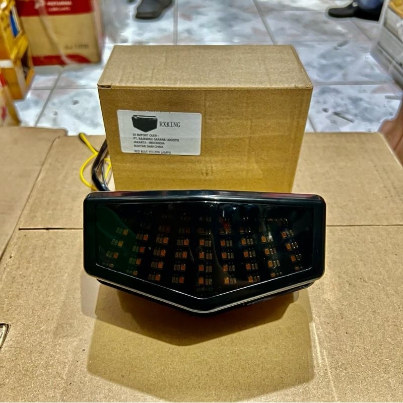 Jual Stoplamp lampu stop stopan RX KING model Coloseum LED Raning Set ...