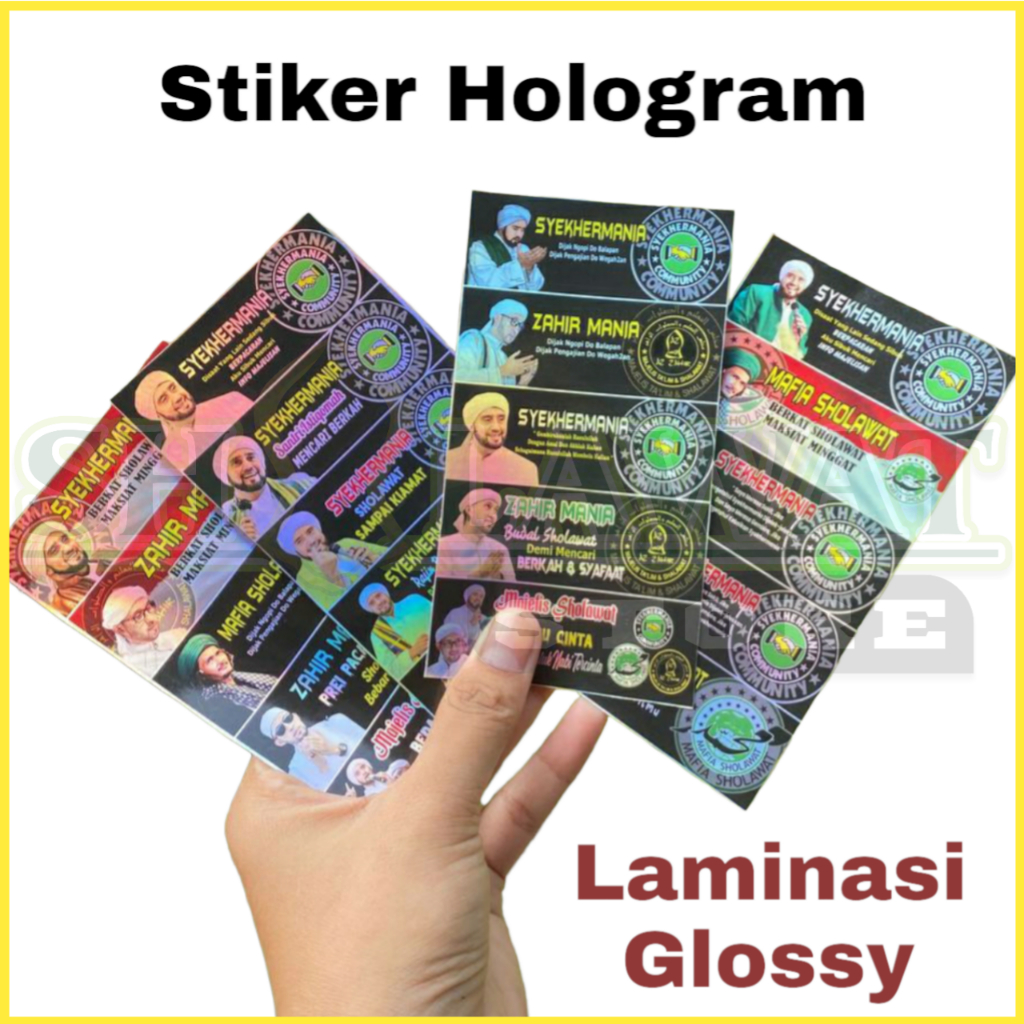 Jual Stiker Syekhermania Hologram / Stiker Syekher / Stiker ...